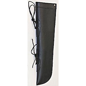 Evergreen Workshop Leather Bass Bow Quiver Black