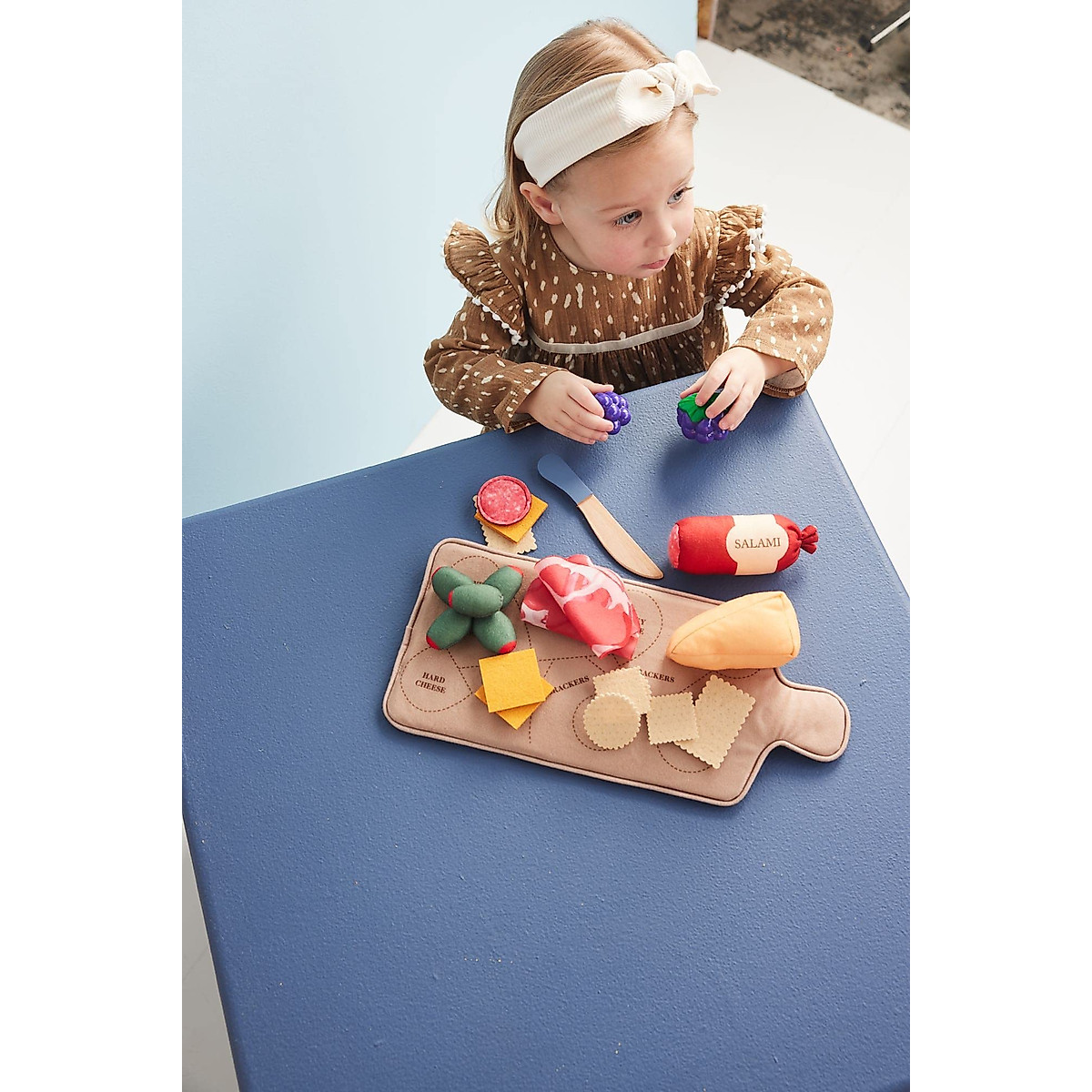 Mud Pie My First Charcuterie Board Set, My First