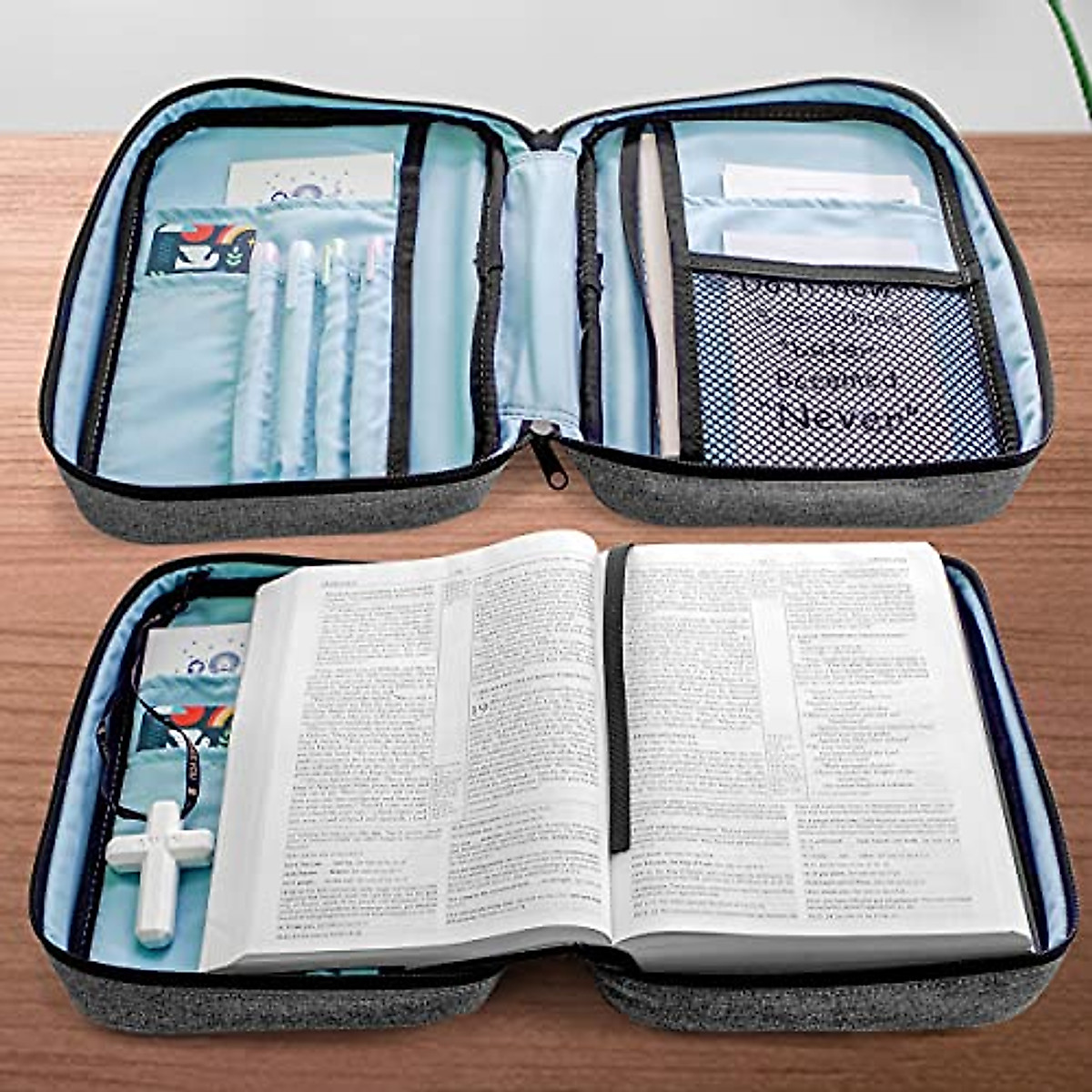 Bible Cover,Bible Case Bible Covers for Women Bible Bag Study Bible Case Bible Cases Bible Book Covers for Kids Bible Cover Case Perfect Gift for Men Women Father Kids