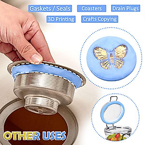 Silicone Putty - 7/8 LB Flexible Silicone Mold Making Kit for Reusable Silicone Molds Making - Easy 1:1 Mixing Ratio Fast Cured Molding Putty for Casting, Resin Molds, Soap Molds, Candle Molds