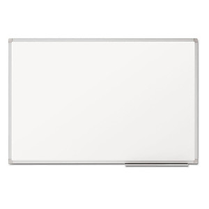 Mead Whiteboard, Dry Erase Board, 3' x 2', Silver Aluminum Frame (85356)