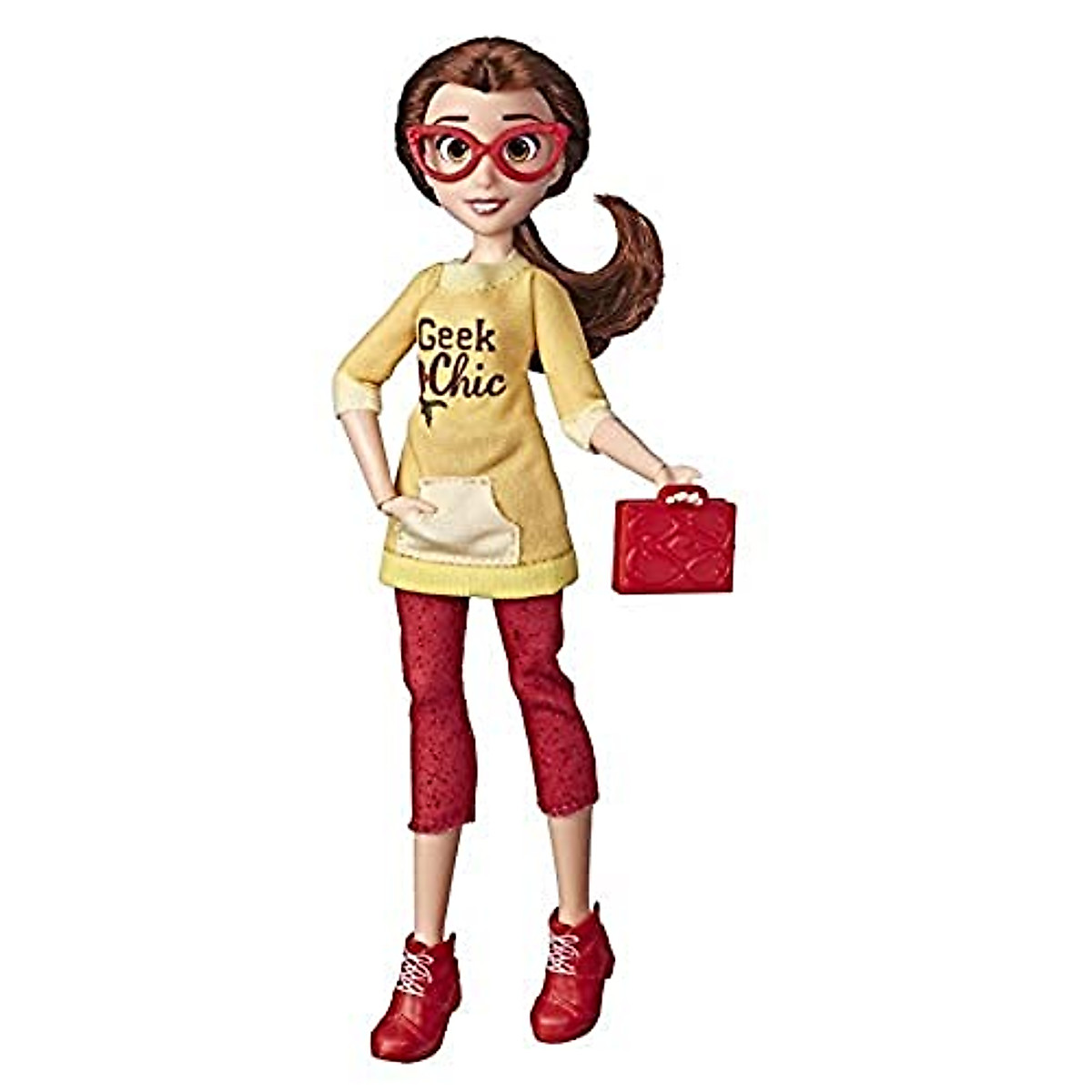 Disney Princess Comfy Squad Belle, Ralph Breaks The Internet Movie Doll with Comfy Clothes and Accessories