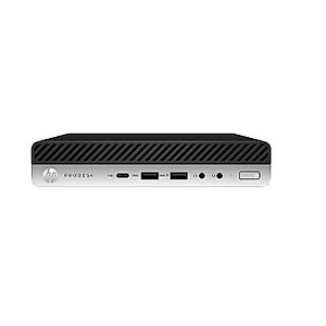 HP Premium Prodesk 600 G4 Business Mini Desktop Performance PC (Intel Six-Core i5-8500T, 16GB DDR4 RAM, 512GB SSD UHD 630) USB Type-C, VGA, DisplayPort, RJ-45, Windows 11 Professional (Renewed)