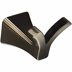 DELTA FAUCET 75235-SS Tesla Double Robe Hook, Stainless