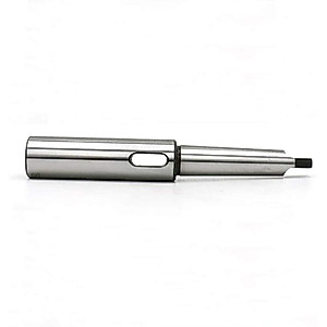 Unifizz Alloy Steel Extension Sleeve with External and Internal Morse Taper, MT3-3 Diameter 36mm, Length 215mm Precision Lengthened Reducing Sleeve, Silver 1pcs