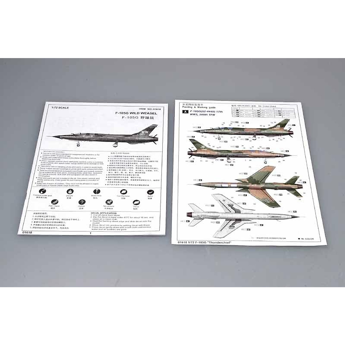 Trumpeter 1/72 F105G Thunderchief Aircraft