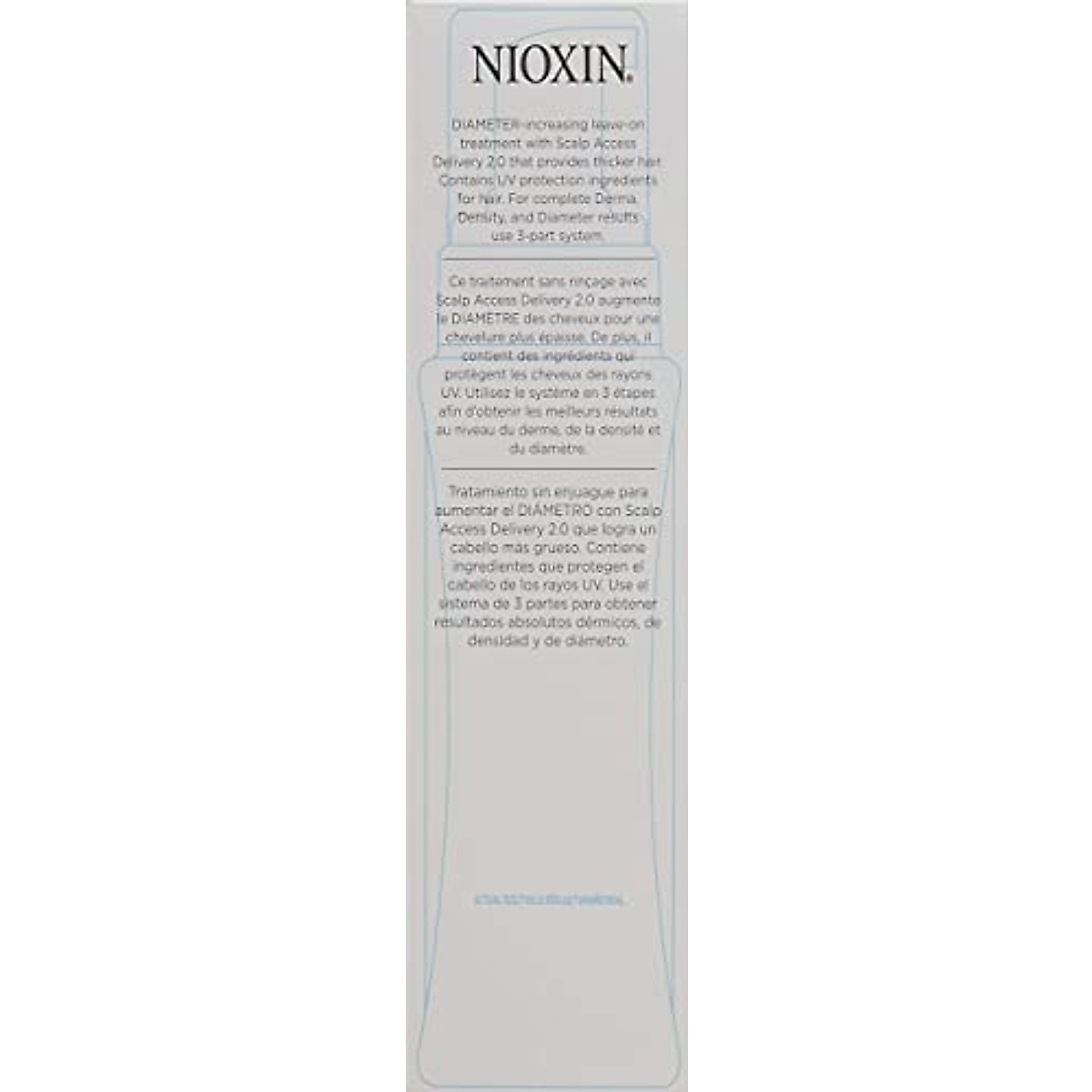 Nioxin Scalp + Hair Thickening System 2 Leave on Treatment, For Natural Hair with Progressed Thinning, 6.8 oz (Packaging May Vary)