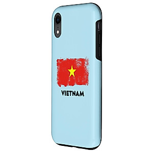 iPhone XR Vietnam Flag Red Yellow Case