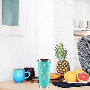 Funny Mothers Day Gifts, Personalized Mommy's Little Kids Tumbler w/Kids Names & Emojis, 9 Colors, 30 Oz, Mothers Day Gifts from Daughter, Son, Kids - Gifts For Mom, Grandma