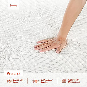 PrimaSleep 9 Inch Gel Infused Superior high-Density Memory Foam Mattress, CertiPUR-US® Certified, Gray, King