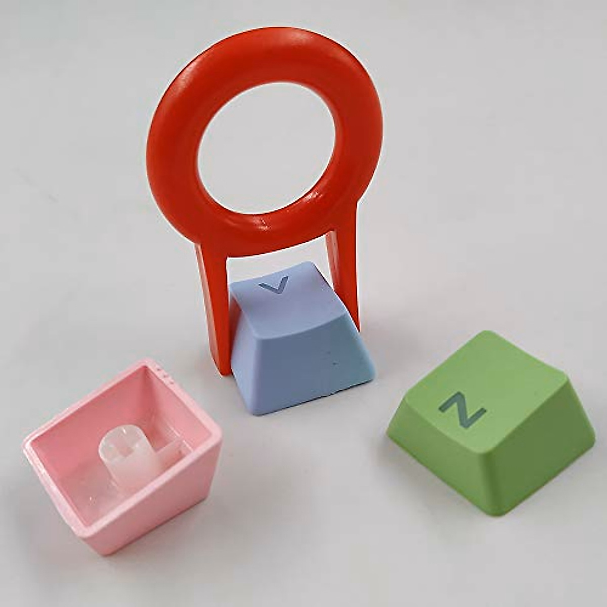 Keycap 37 PBT Double Shot Injection Backlit Keycaps for All Mechanical Gaming Keyboards with Key Puller Rainbow Gradient Color