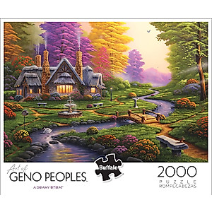 Buffalo Games - Geno Peoples - A Dreamy Retreat - 2000 Piece Jigsaw Puzzle for Adults Challenging Puzzle Perfect for Game Nights - 2000 Piece Finished Size is 38.50 x 26.50