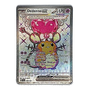 Pokémon Dedenne ex - 239/193 - Paldea Evolved Full Art Tera Ultra Rare