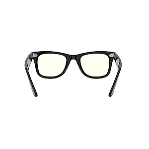 Ray-Ban RB2140 Original Wayfarer Square Sunglasses, Black/Photochromic Grey Polarized, 50 mm