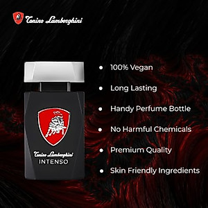 TORINO LAMBORGHINI Eau De Toilette Spray, Intense, 4.2 Fluid Ounce