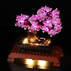 BRIKSMAX Led Lighting Kit for Bonsai Tree - Compatible with Lego 10281 Building Blocks Model- Not Include The Lego Set