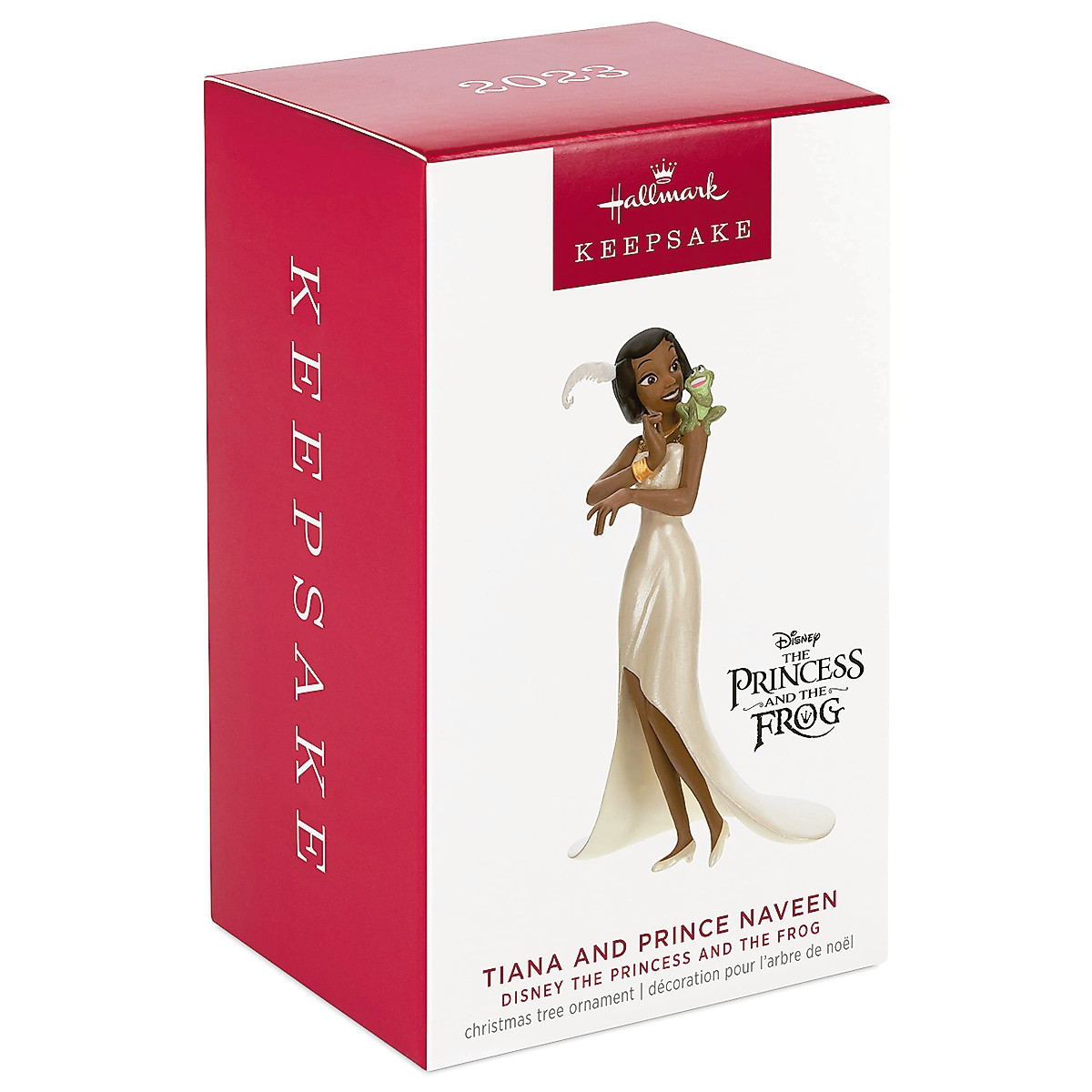 Hallmark Keepsake Christmas Ornament 2023, Disney The Princess and the Frog Tiana and Prince Naveen, Gifts for Disney Fans