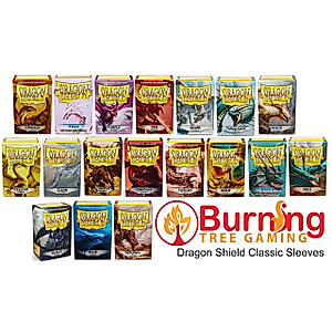 10 Packs Dragon Shield Classic Purple Standard Size 100 ct Card Sleeves Display Case …