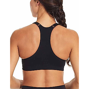 PUMA Women Sports Bra, 3-Pack (Black/White/Grey, Small)
