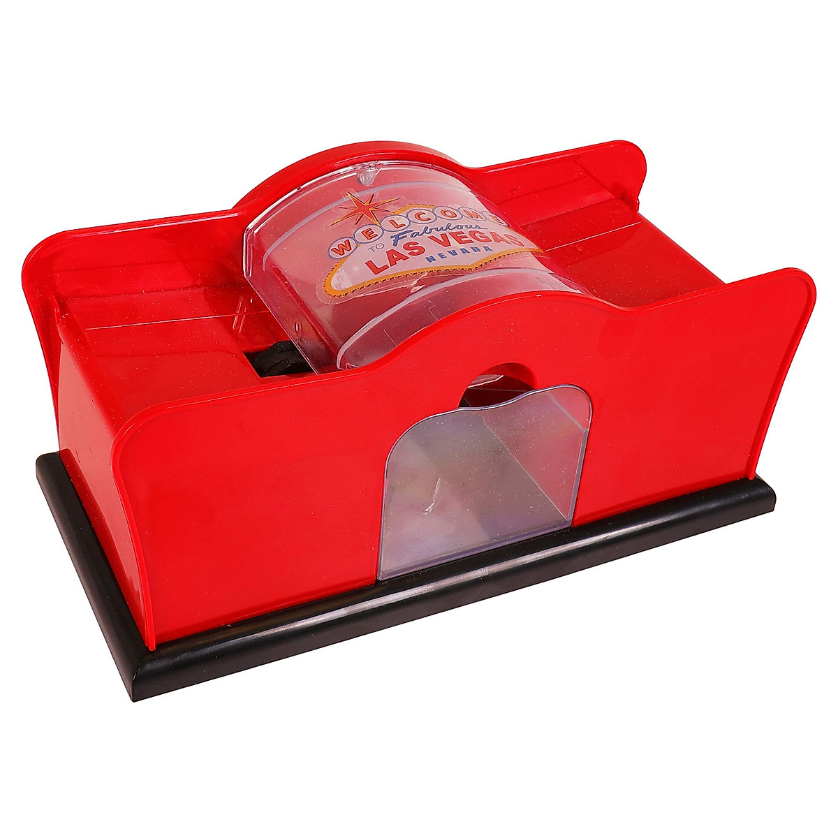 Kangaroo Manual Card Shuffler 2 Deck for Blackjack, Uno, Poker, Omaha; Quiet, Manual Card Mixer, Hand Cranked, Casino Equipment Card Shuffling Machine, Cards Holder uno shuffler Card Machine