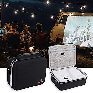 Aproca Hard Travel Storage Case, for AuKing Mini PArojector 2022 / TMY Projector 7500 Lumens Portable Video-Projector