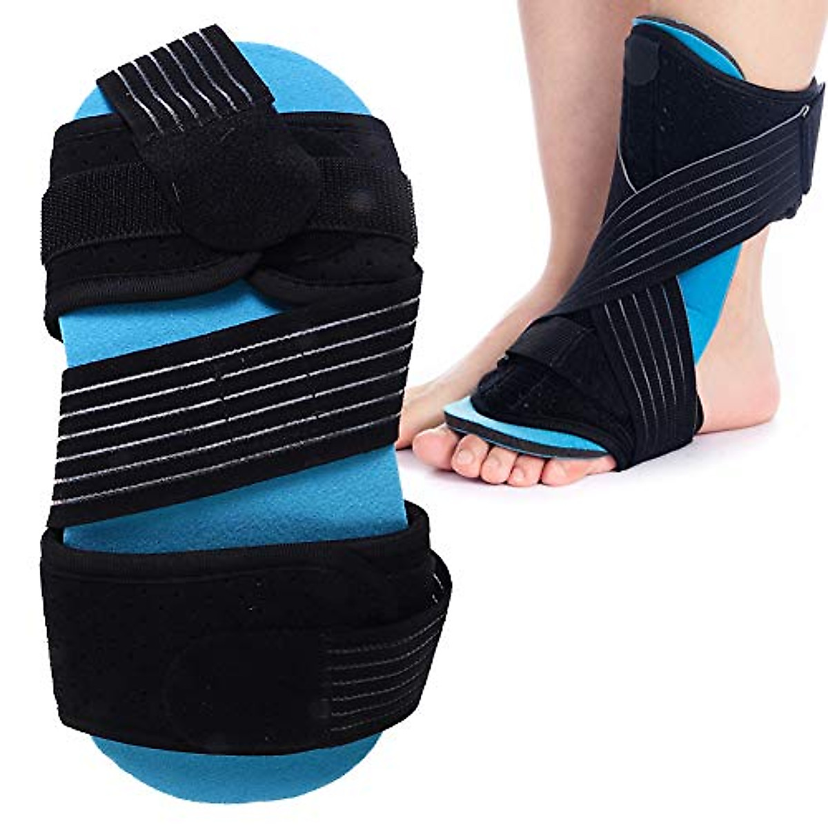 Foot Drop Orthotic Brace Plantar Fasciitis Traction Strap Ankle Support Night Splint, Plantar Fasciitis Night Splint Calf-Shin SupportsLeg-Foot Supports