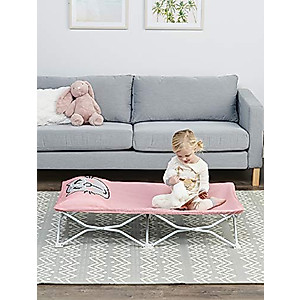 Regalo My Cot Pals Small Single Portable Toddler Bed , Cat, Pink