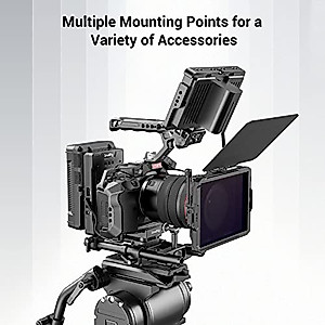 SmallRig R5/R6/R5 C Cage Kit for Canon R5/R6/R5 C, Camera Handheld Kit with Top Handle and Cable Clamp - 3830
