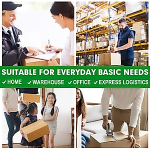 Clear Packing Tape, HERKKA 12 Rolls Heavy Duty Packaging Tape for Shipping Packaging Moving Sealing, Thicker Clear Packing Tape, 1.88 inches Wide, 65 Yards Per Roll, 780 Total Yards