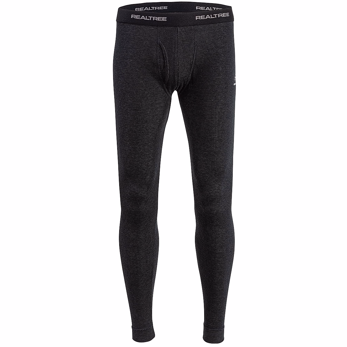 Realtree Thermal Pants for Men -Underwear Long Johns Bottoms -Warm and Insulating -Extreme Winter Gear,Hiking, Hunting (Black, Large)