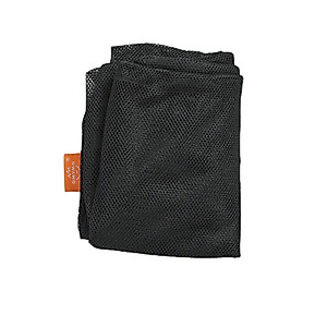 OMVMO 1Pcs100L Mesh Sleeping Bag Storage Sack Stuff Sack Mesh Laundry Bag Drawstring Bag，Tear-Resistant Polyester Mesh,300D Oxford Bottom,Anti-Dirt and Water-Resistant.