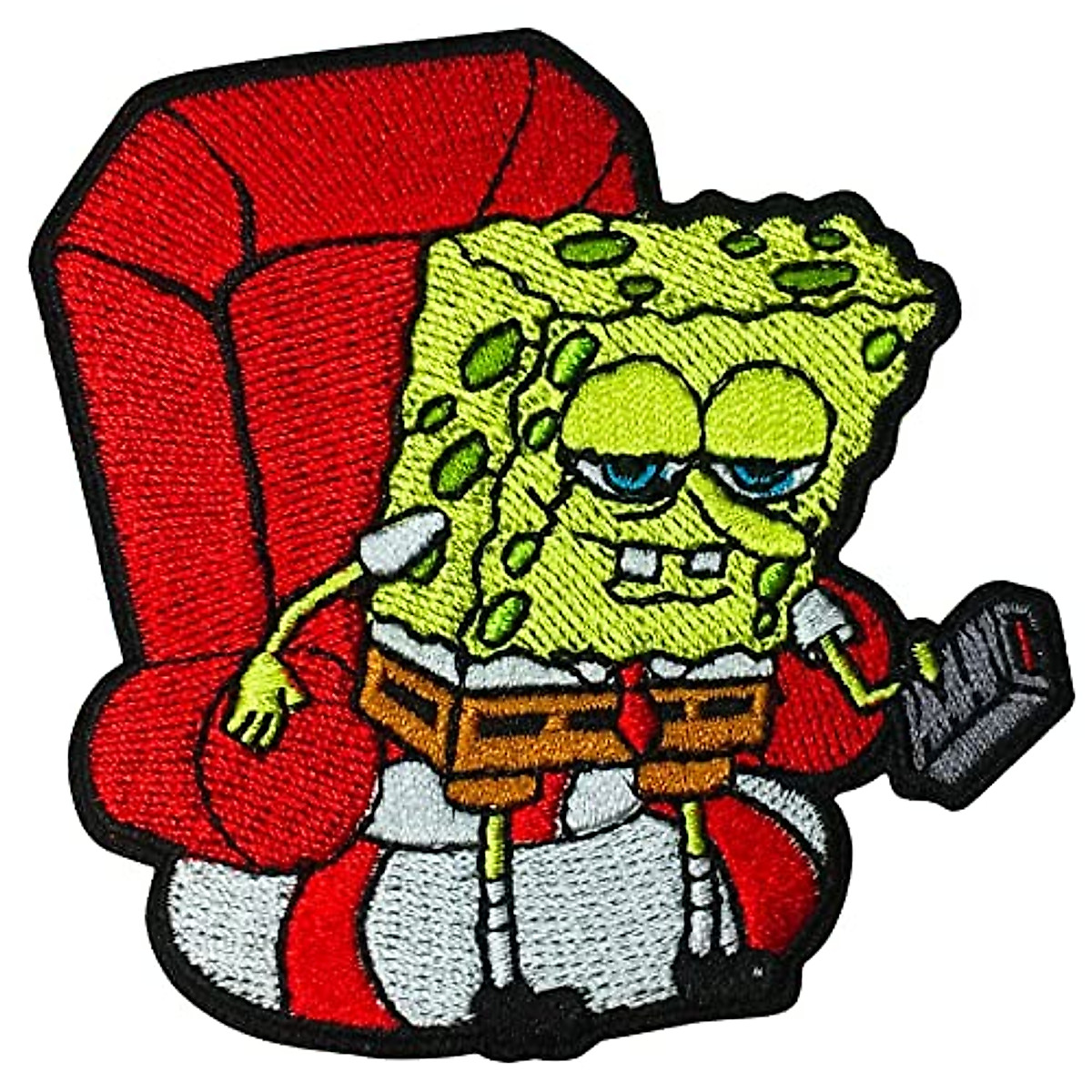 Zen Monkey Studios' Spongebob Ight I'm Gonna Head Out Iron On Patch