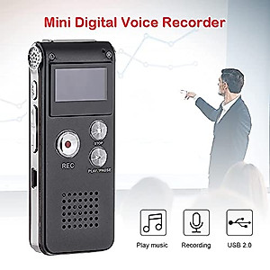 32GB Digital Voice Recorder Mini Voice Recorder Upgraded Small Audio Recorder with MP3&USB for Lectures, Meetings, Interviews…