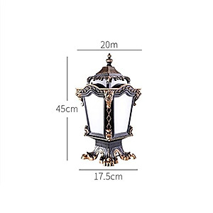 WHYSFX Creative Pillar lamp Outdoor Garden Light Waterproof Home Villa Fence Residential Balcony Sconce Lawn lamp