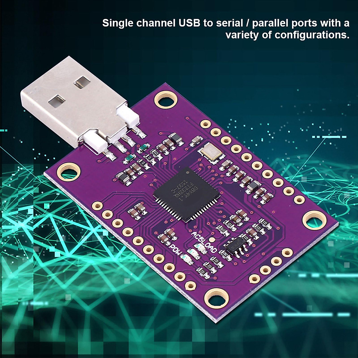 Hilitand FT232H USB to JTAG UART/FIFO SPI / I2C Module, Multifunction Module with 3 Pin Headers