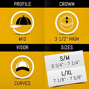 Dion Wear Crusader Cross Cap - Flex Fit Baseball Hats for Men (L/XL Grey on Black)