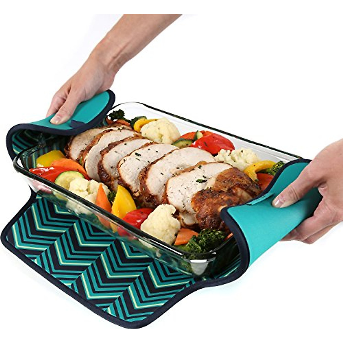 Arctic Zone Thermal Insulated Tote Hot/Cold Large Food Carrier, Teal