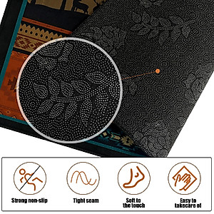 Timgle Cabin Area Rug Rustic Wildlife Area Rug Entryway Rugs, Kitchen Rugs, Bathroom Rugs. Reversible, Rustic, Country, Primitive, Farmhouse Decor(3' x 5')