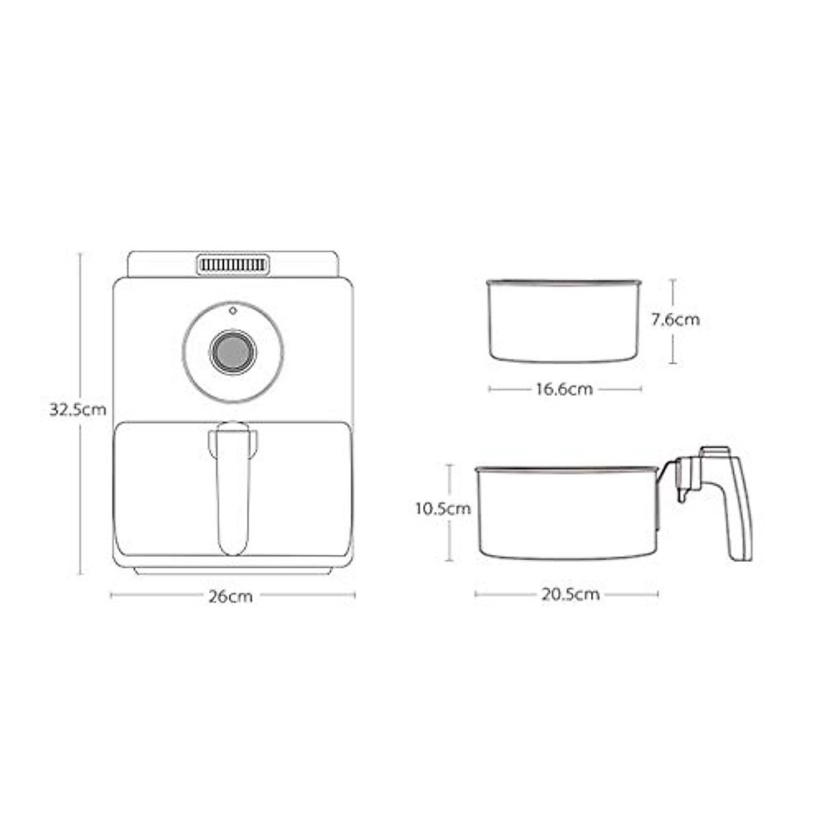 4.2L Air Fryer Household Large Capacity Intelligent Oil Free Electric Fryer Multifunction French Fries Electric Oven Whole Chicken Every Family