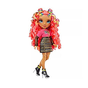 Rainbow High Rockstar Fashion Doll 2 Complete Outfits & Rockband Essentials Choose Carmen Major, Vanessa Tempo, Lyric Lucas , Multicolour