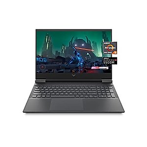 Victus 16 Gaming Laptop, AMD Radeon RX 5500M, AMD Ryzen 5 5600H, 8 GB RAM, 512 GB SSD, Full HD IPS Display, Windows 11 Home, Backlit Keyboard, Fast Charge, Enhanced Thermals (16-e0020nr, 2021)