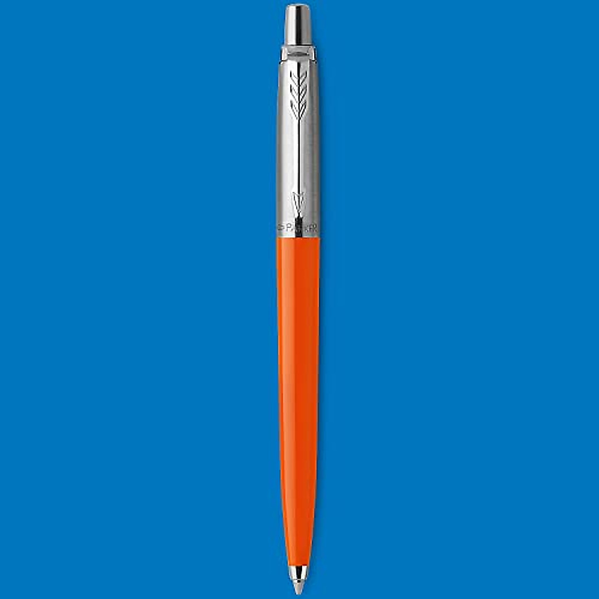 Parker Jotter Originals Ballpoint Pen Collection, 90s Retro Orange Finish, Medium Point, Black Ink, 1 Count