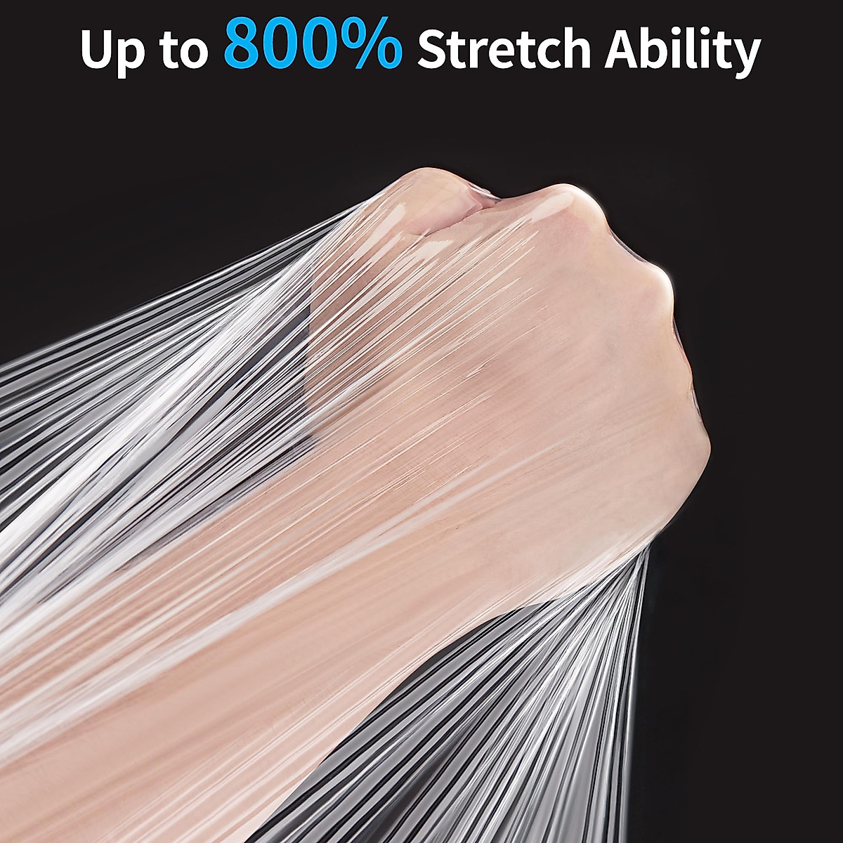 JARLINK Stretch Film, 15 Inch x 1000 Feet Shrink Wrap for Pallet Wrap, Industrial Strength Stretch Wrap up to 800% Stretch with Handles, Moving Wrapping Plastic Roll, 80 Gauge, 2 Pack