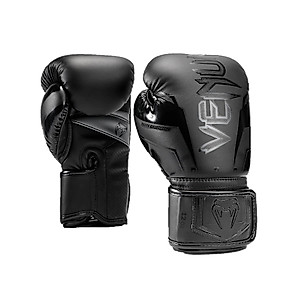 Venum Elite Evo Boxing Gloves - Black/Black