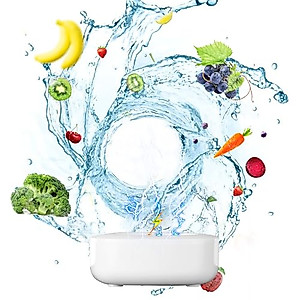 RuiGE Fruit and Vegetable Cleaner,Portable Fruit Cleaner Device in Water,Fruit and Vegetable Washing Machine for Deeply Cleaning Fruit, Vegetable, Rice, Tableware,Kitchen Gadget(White)