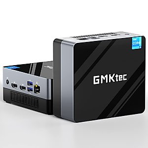 GMKtec Mini PC,Intel Nuc i5-1135G7 4-Core(up to 4.2GHz) Mini Computers,16GB RAM 512GB NVME SSD, Windows 11 Pro Desktop Computers with WiFi6, BT5.2, Triple HD 4K Thunderbolt4 8K Display, USB 3.2