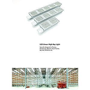 200W Linear High Bay LED Light with PIR Sensor