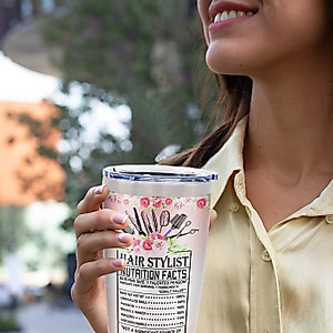 ZANIION Hair Stylist Gifts Tumbler, Hairstylist Gift Ideas, Hairdresser Gifts, Gifts For Hairdressers Female, Hair Salon Decor, To Hair Dresser/Hair Cutter Gift, Barber Gifts For Women Coffee Cup 20oz