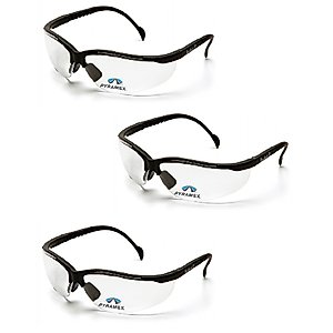 Safety Glasses,Blk/Clr,Rx1.5