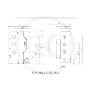 EKWB EK-Quantum Kinetic FLT 80 Pump/Reservoir Combo, D5 PWM, D-RGB, Plexi